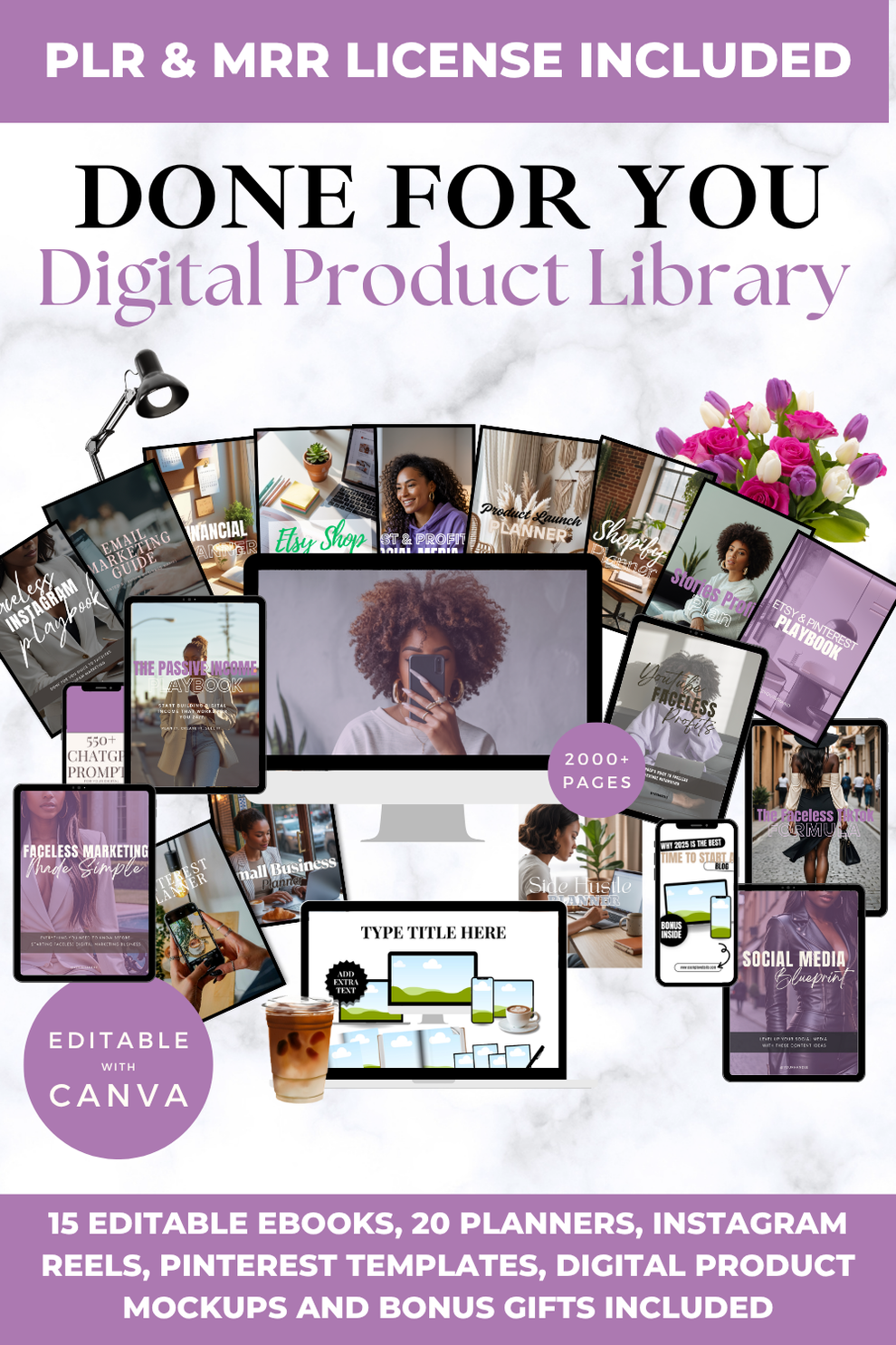 DFY Digital Product Library: Faceless Marketing Bundle for Beginners ...